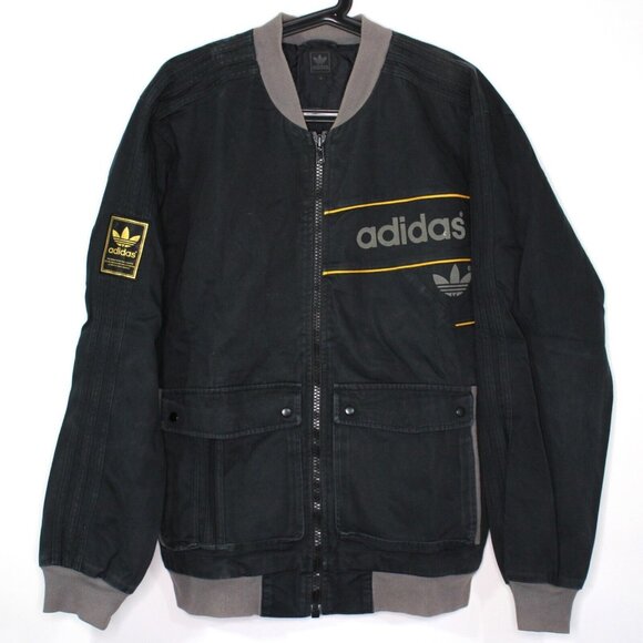 adidas | Jackets & Coats | Vintage Adidas Mens 8 Y2k Full Zip Spell Out ...